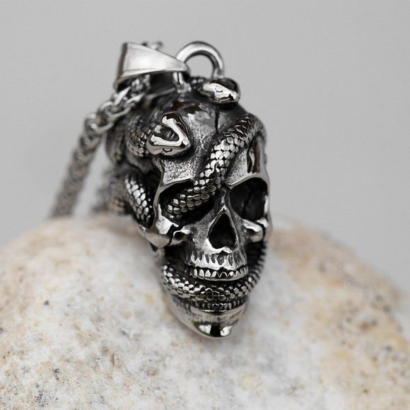 Accessories | Skull Head Pendant Waterproof316l Stainless Steelsnake ...